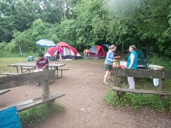 Plan Your Group Getaway at Pinewoods Campground - Group Campsite A